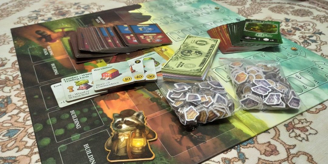 Raccoon Tycoon Board Game, Hobbies & Toys, Toys & Games on Carousell