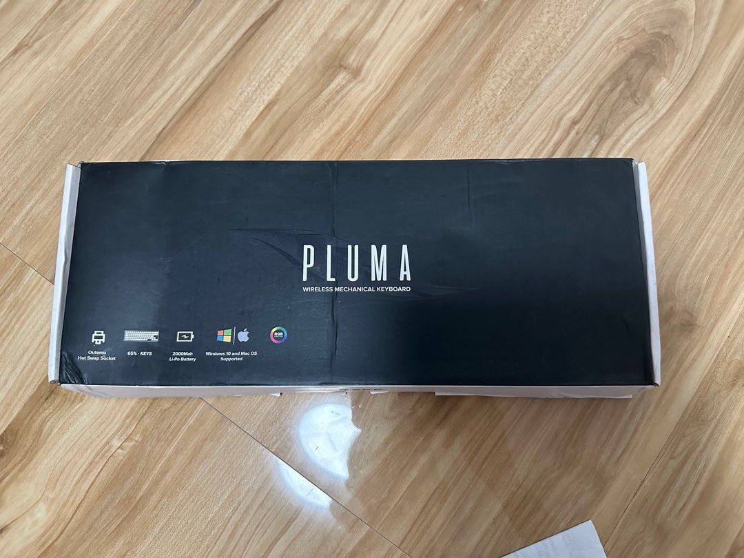NO ISSUE! RAKK Pluma Wireless Mechanical Keyboard, Computers & Tech ...