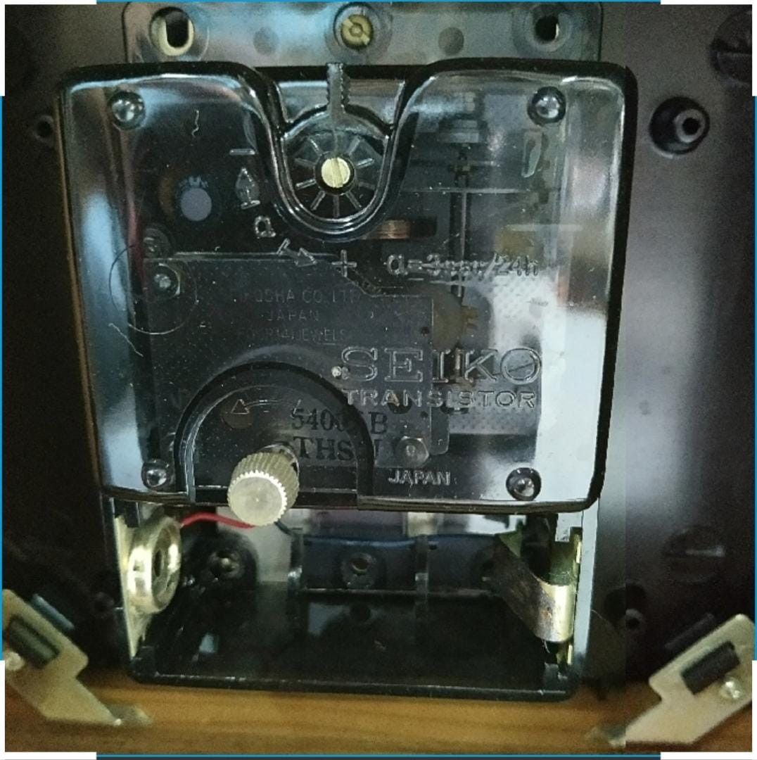 rare seiko transistor clock w/ wood cabinet, Furniture & Home Living ...