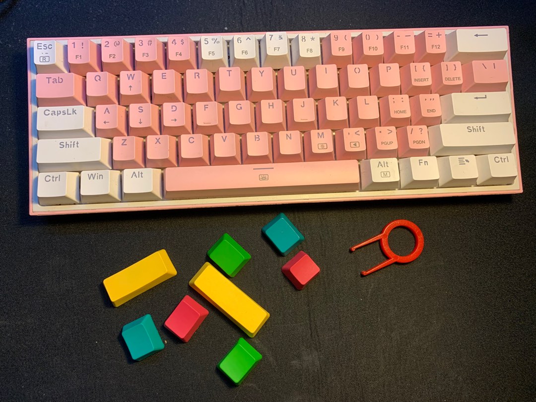 Red Dragon Fizz RGB Mechinical Keyboard. Red Switch with custom key ...