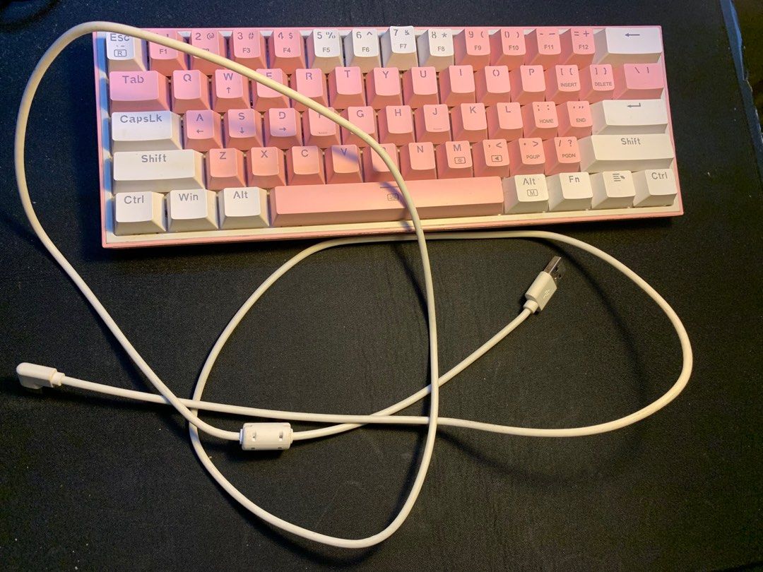 Red Dragon Fizz RGB Mechinical Keyboard. Red Switch with custom key ...