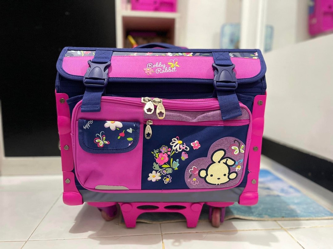 Robby Rabbit Trolley bag, Hobbies & Toys, Stationary & Craft ...
