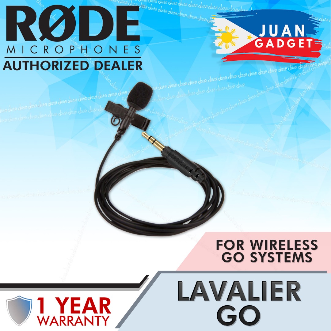 RODE Lavalier GO Omnidirectional Lavalier Microphone for Wireless GO ...