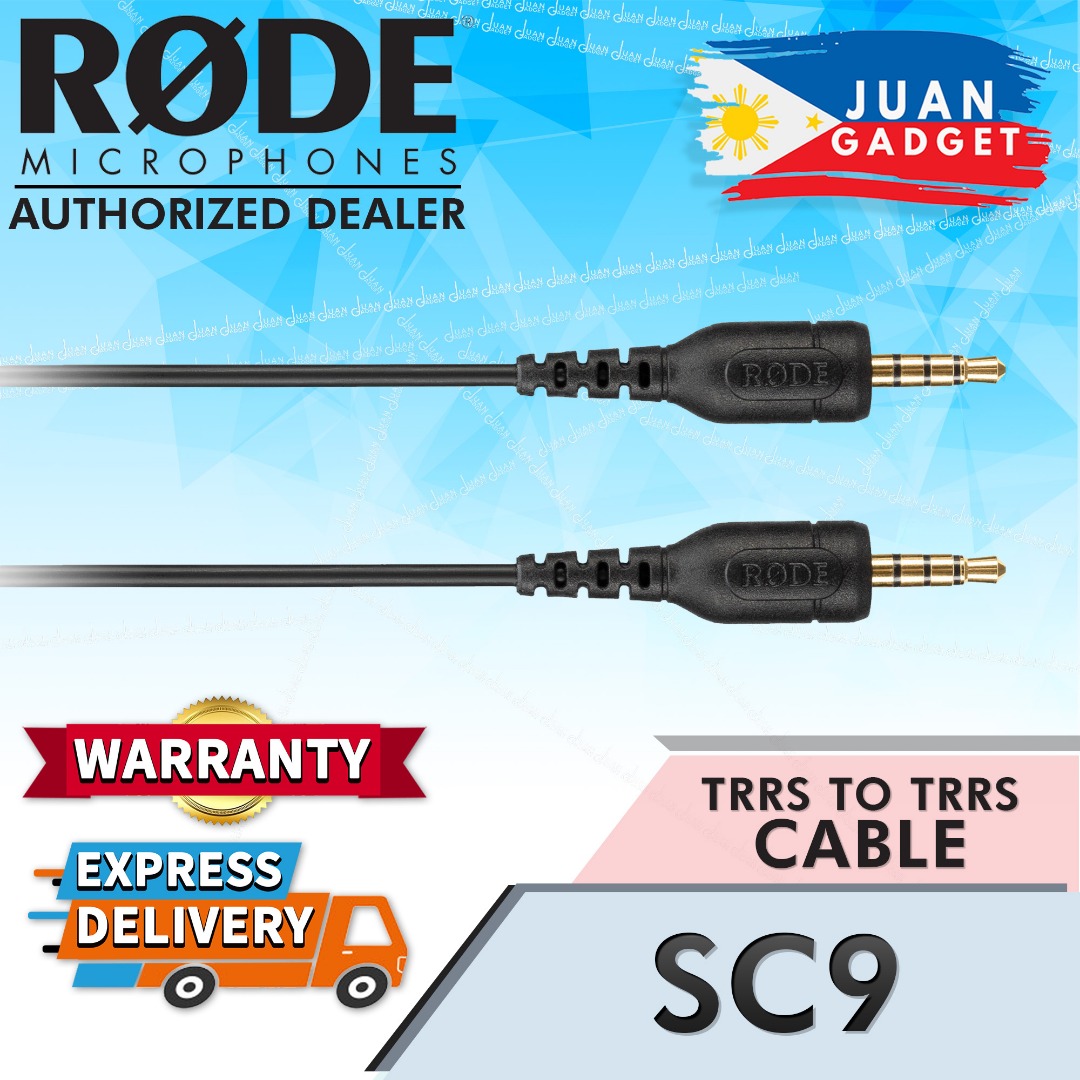RODE SC9 3.5mm TRRS to TRRS Cable | JG Superstore, Photography ...