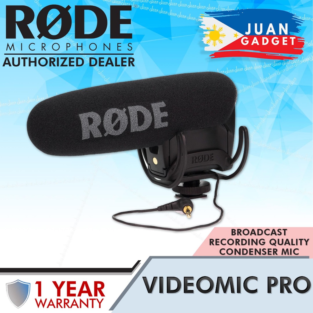RODE VideoMic Pro with Rycote Lyre Shockmount Microphone for Vlog ...