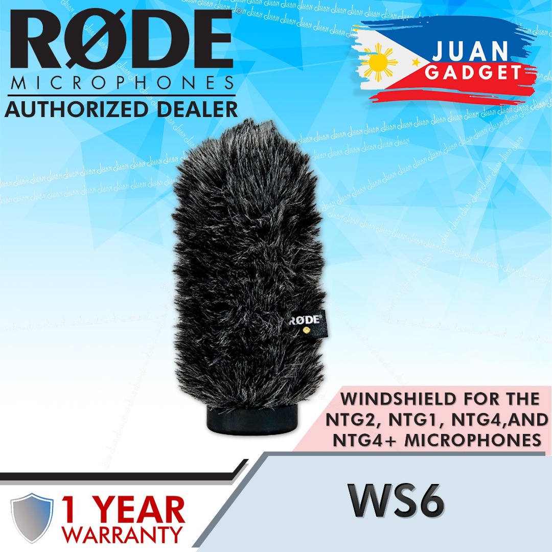RODE WS6 Deluxe Windshield for the NTG2, NTG1, NTG4, and NTG4 ...