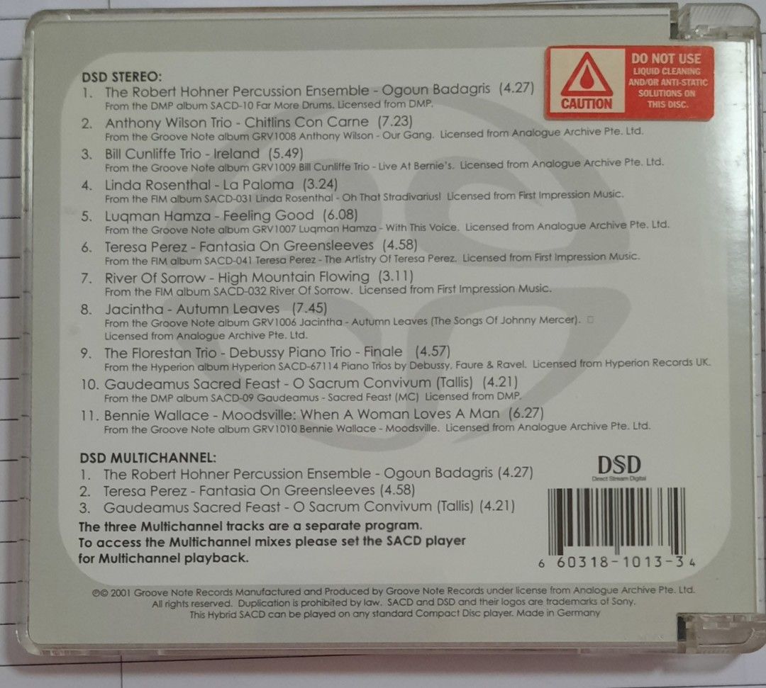 SACD Hybrid MultiChannel, Hobbies & Toys, Music & Media, CDs & DVDs on Carousell