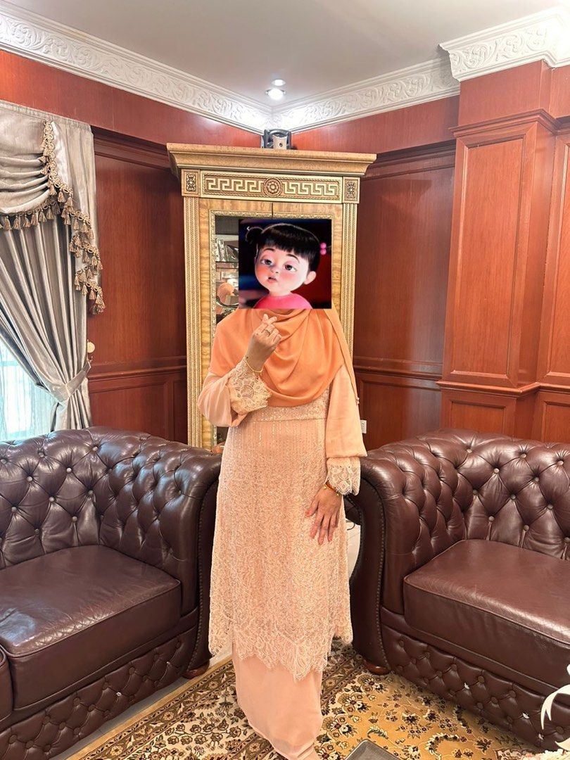 Saffiya Kurung Leeyanarahman, Women's Fashion, Muslimah Fashion, Baju ...
