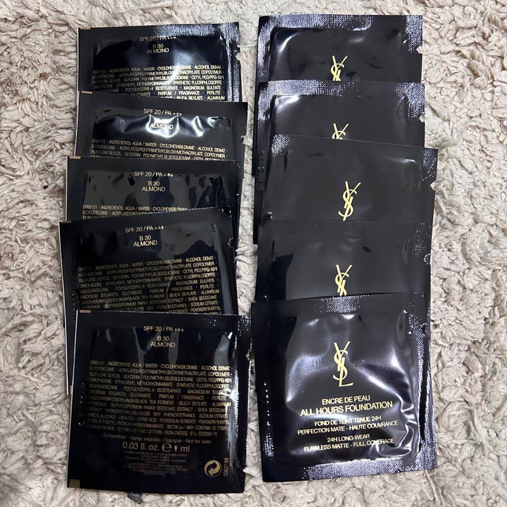 Sample YSL All Hours Foundation 1ml Code B30 Almond, Beauty & Personal ...
