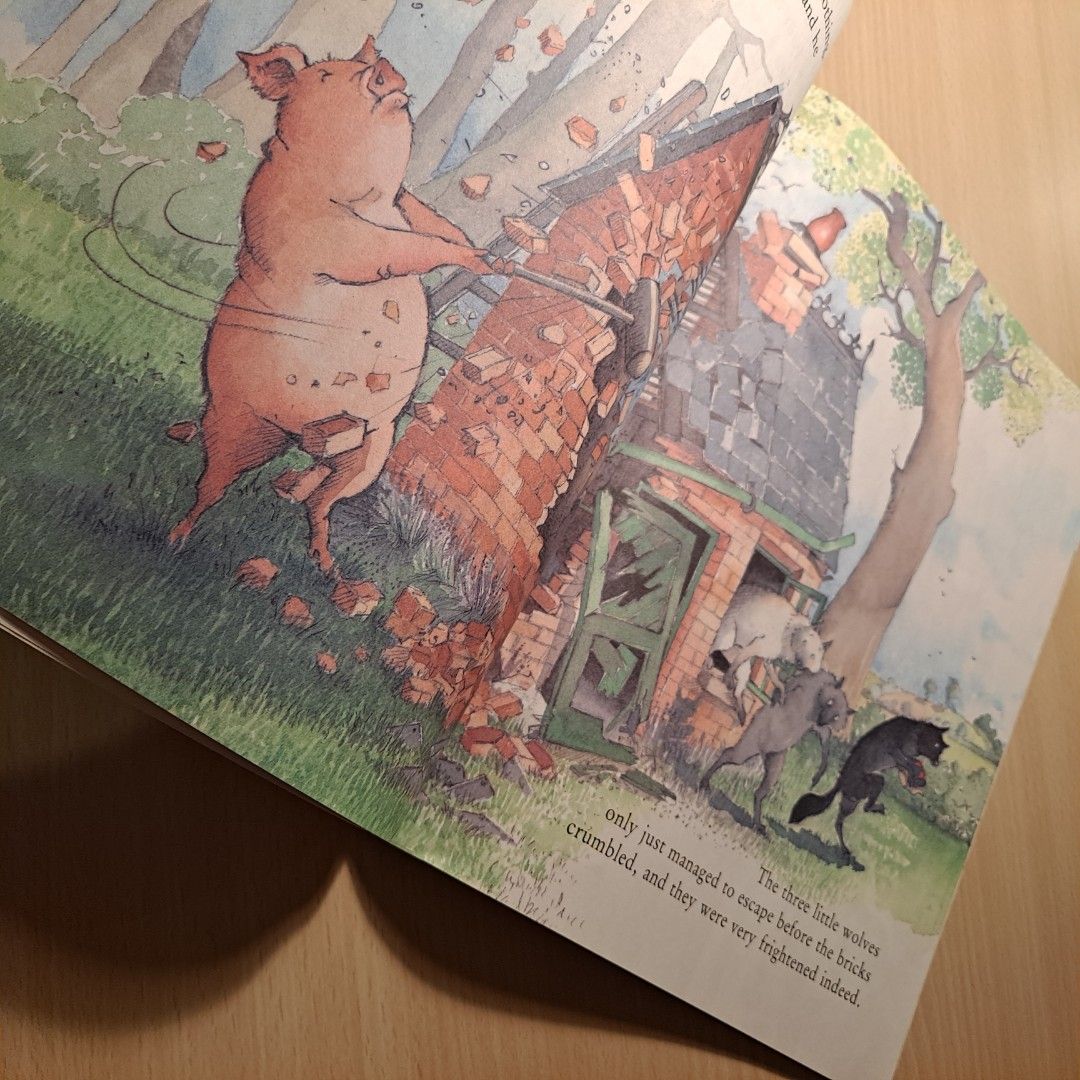 Scholastic- The Three Little Wolves and the Big Bad Pig on Carousell