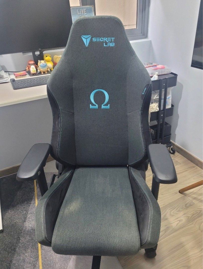 Secret lap OMEGA CHARCOAL BLUE, Furniture & Home Living, Furniture ...