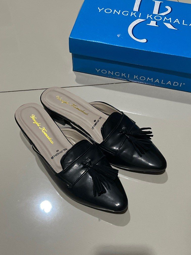 Sepatu Sandal Formal Hitam Kondangan Pesta Wisuda Yongki Komaladi, Fesyen Wanita, Sepatu di ...