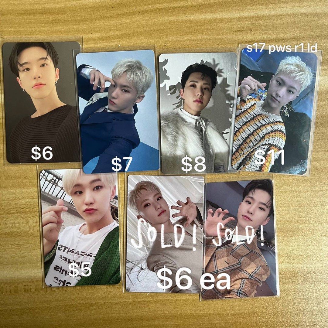 seventeen hoshi photocards your choice dream ainochikara sector 17 ...