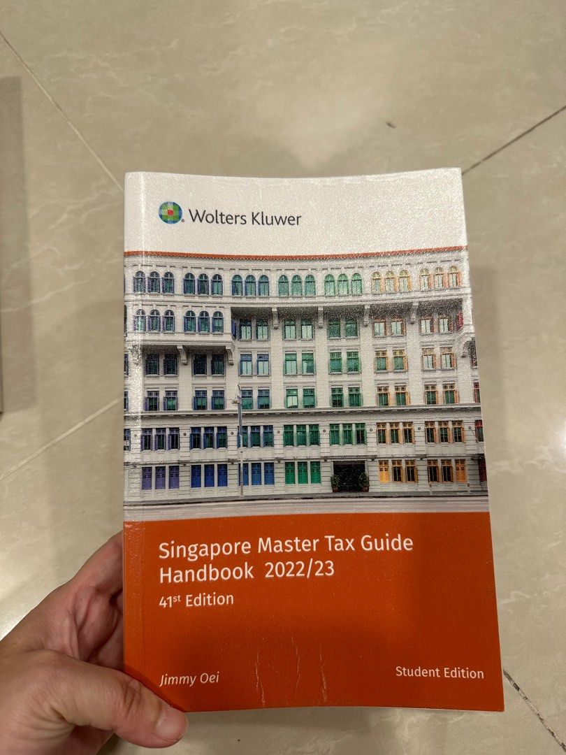 SG Master Tax Guide Handbook 2022/23(41th edition), Hobbies & Toys ...