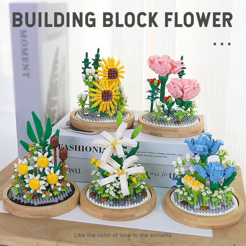 [SG Seller]DIY Building Block Potted Plant, Furniture & Home Living ...
