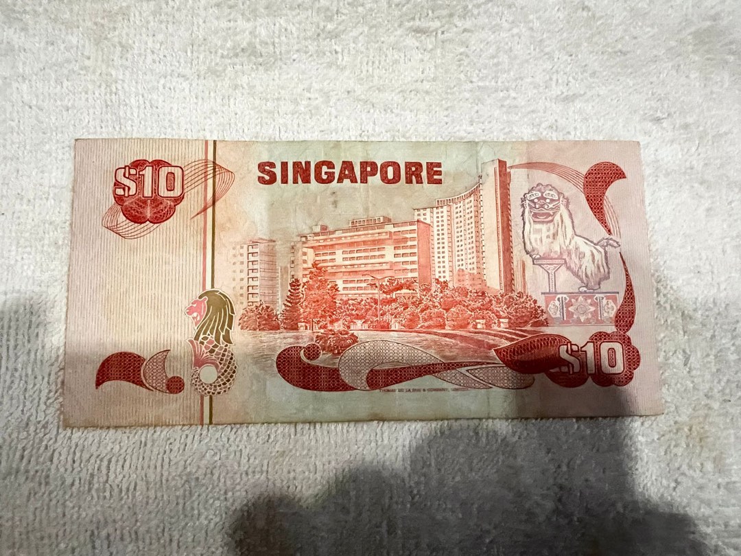 Singapore $10 Old Note, Hobbies & Toys, Memorabilia & Collectibles ...