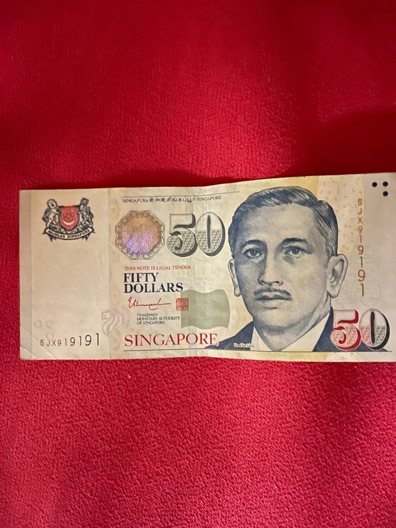 Singapore $50 note, Hobbies & Toys, Memorabilia & Collectibles ...