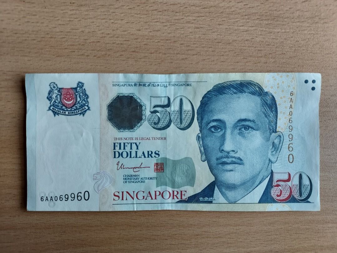 SINGAPORE DOLLAR $50, Hobbies & Toys, Memorabilia & Collectibles, Currency on Carousell