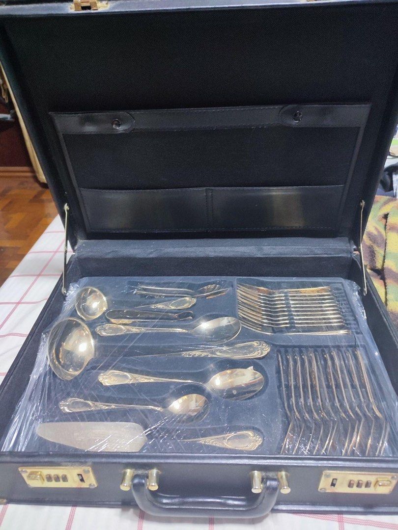 Solingen Germany 24K Gold Plated, Furniture & Home Living, Kitchenware ...