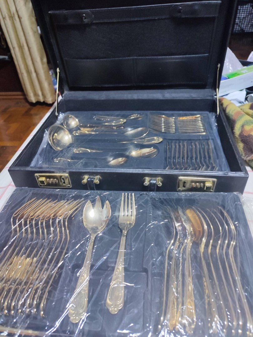 Solingen Germany 24K Gold Plated, Furniture & Home Living, Kitchenware ...