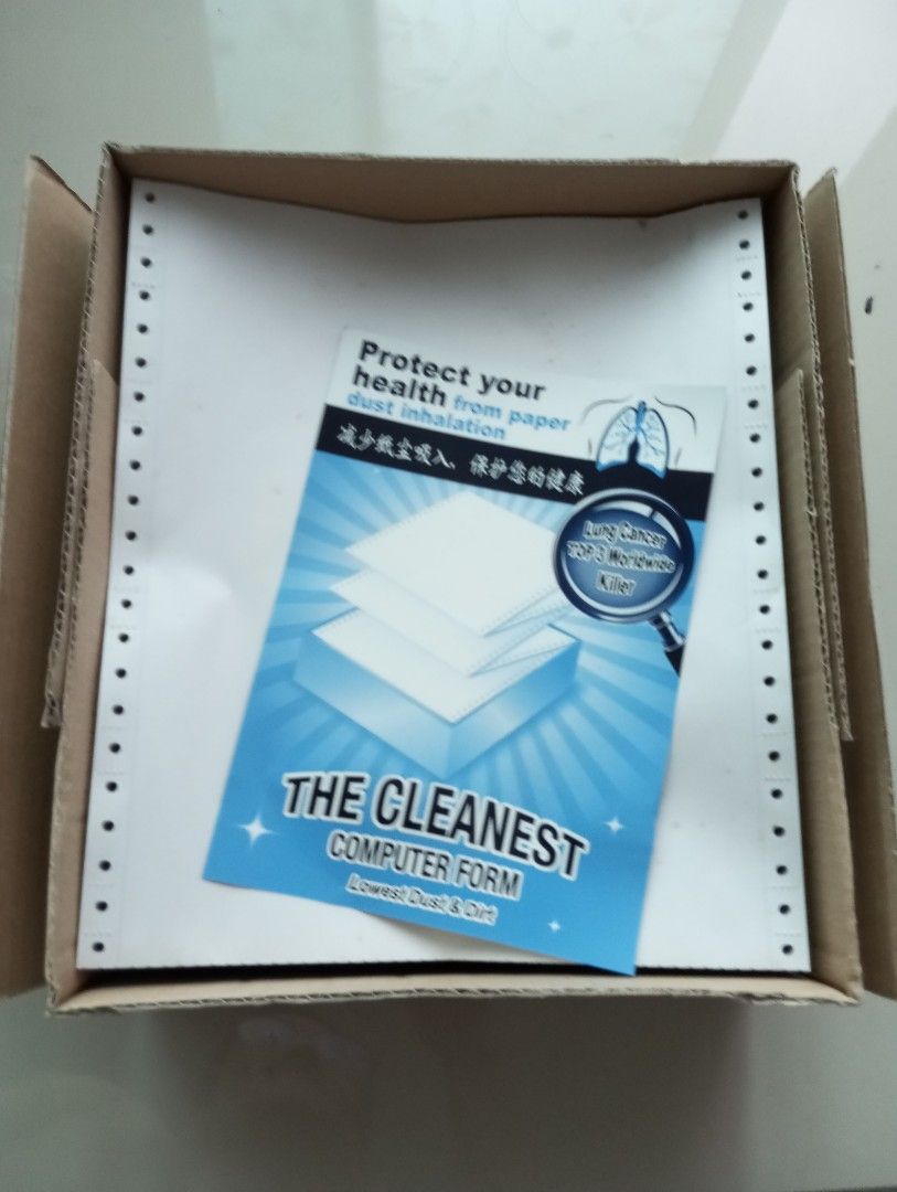 Sonoform 2 ply NCR A4 Continuous Paper, Computers & Tech, Office ...