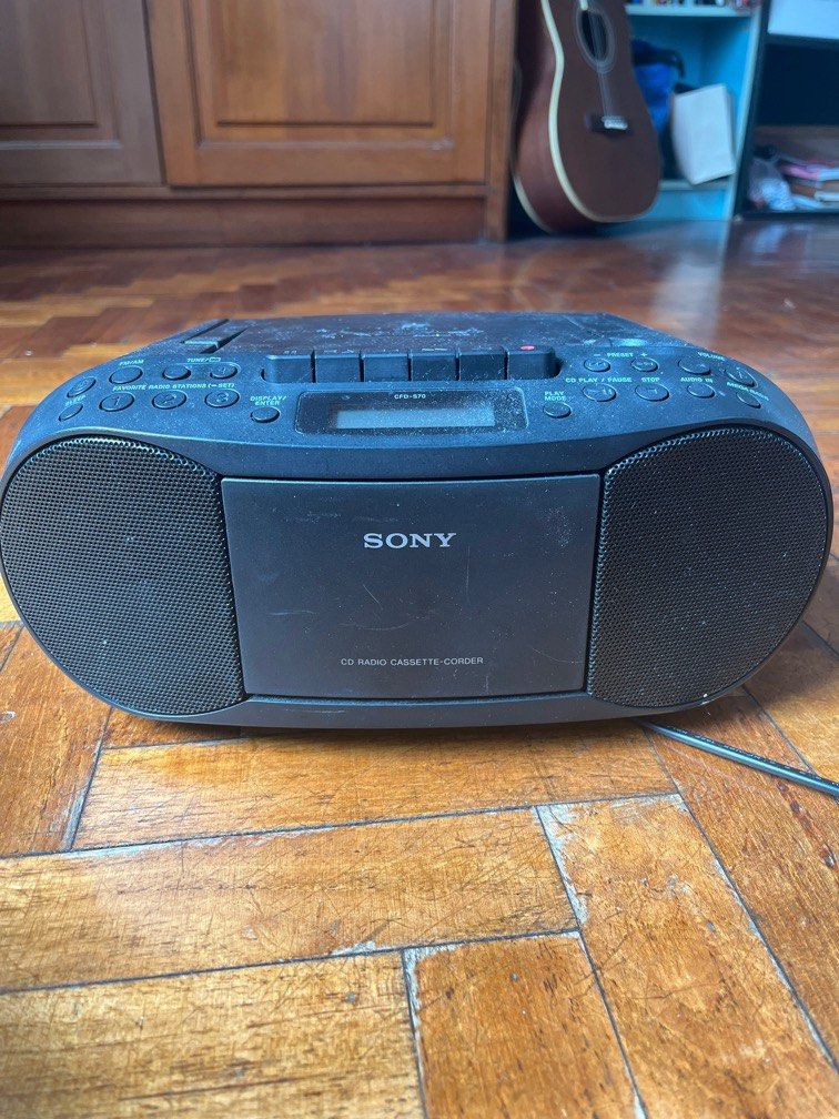 Sony CD Player & Cassette Corder, Audio, Portable Music Players on Carousell