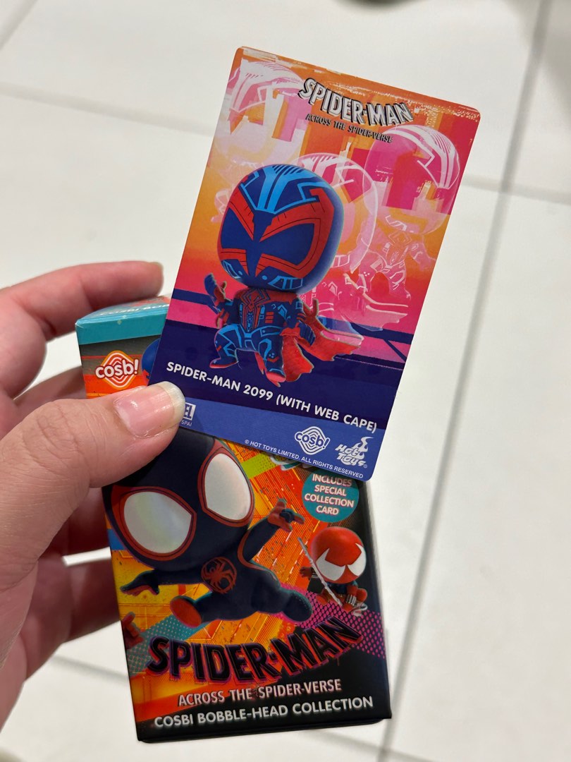 [SECRET] SPIDER MAN COSBI BOBBLE SPIDER VERSE, Hobbies & Toys, Toys ...