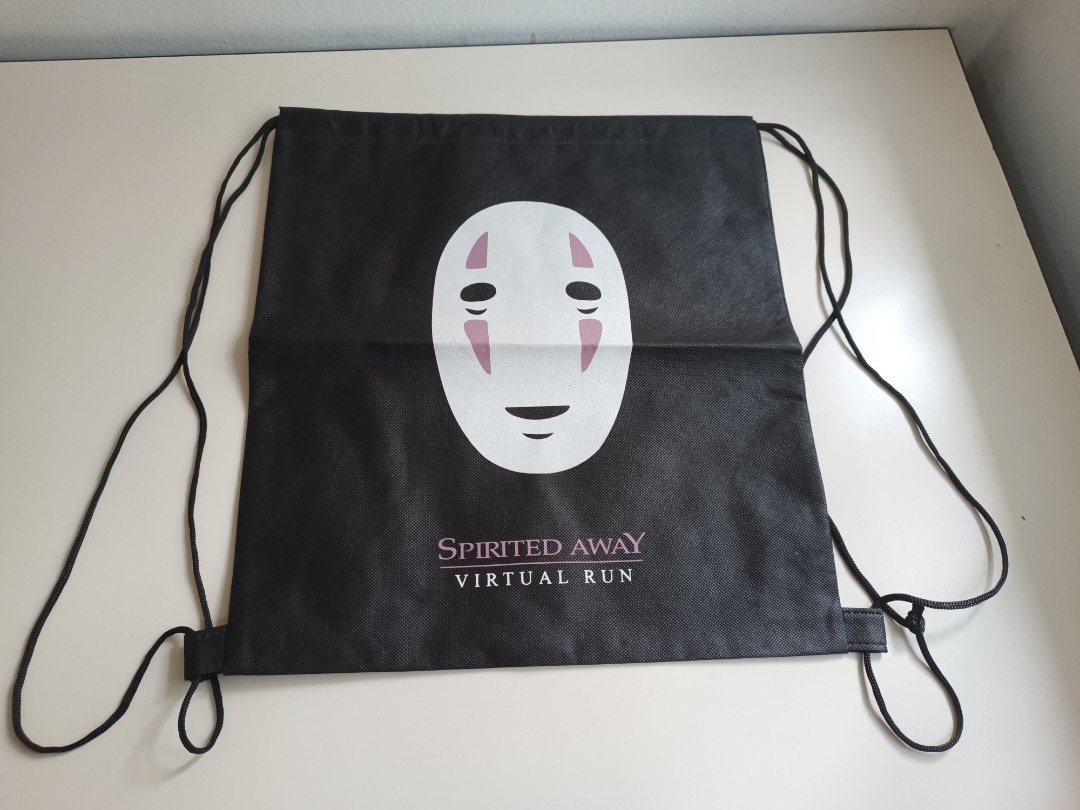 [SPIRITED AWAY VIRTUAL RUN DRAWSTRING BAG] Studio Ghibli No Face Character, Hobbies & Toys ...