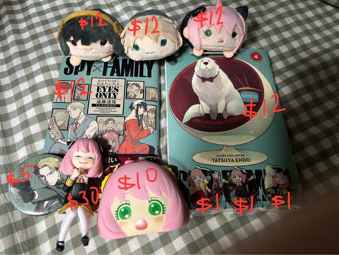 spy x family merch, Hobbies & Toys, Memorabilia & Collectibles, J-pop ...