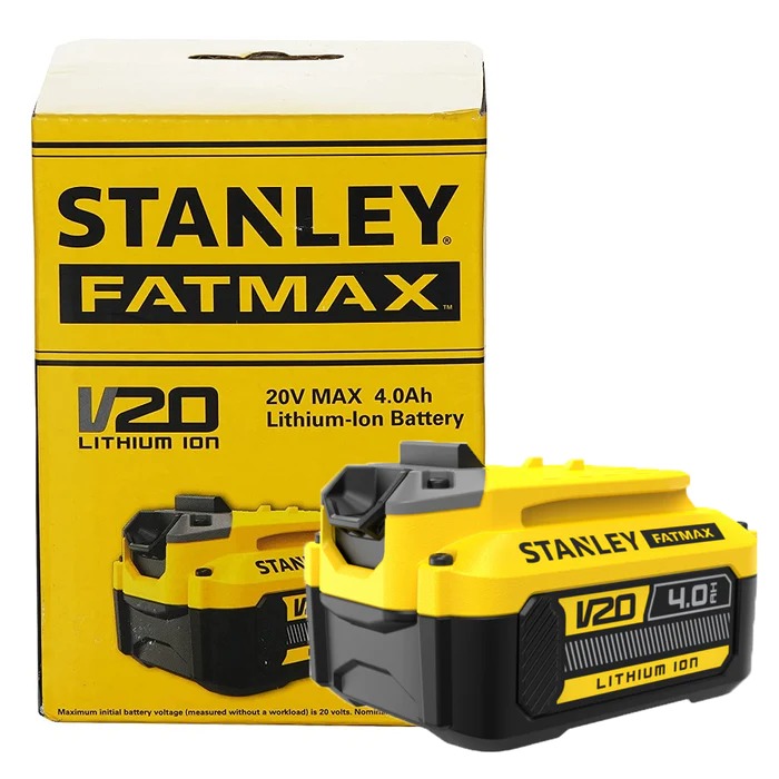 Stanley FATMAX SB204 20V Lithium Ion Battery 4.0Ah, Commercial ...