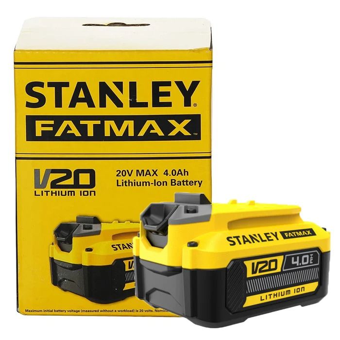 Stanley FATMAX SB204 20V Lithium Ion Battery 4.0Ah, Commercial ...