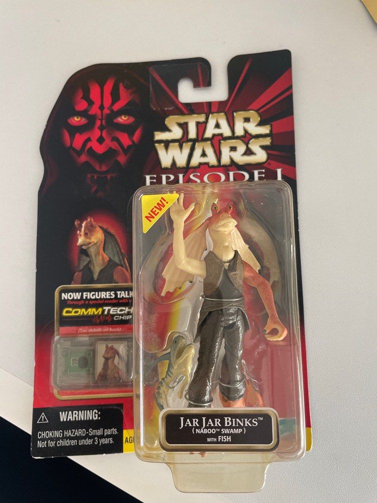 Star Wars EP1 Jar Jar Binks Naboo Swamp with fish, Hobbies & Toys, Toys ...
