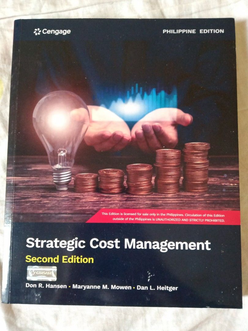 Strategic Cost Management - Second Edition by Hansen, Mowen, and ...