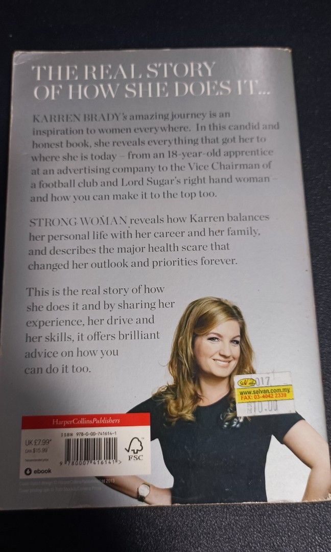 Strong Woman- The truth about getting to the top by Karren Brady ...