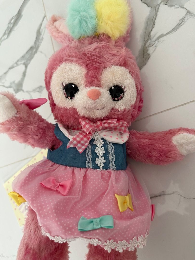 Super limited rare Pink disneysea japan stella lou rabbit plush doll ...