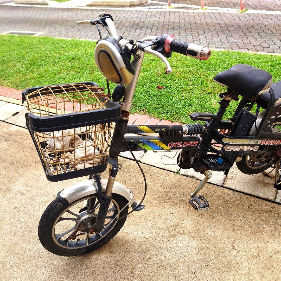 SUV-8 Blue Tag Straight Frame Setup E-Bike PAB power assisted bicycle ...