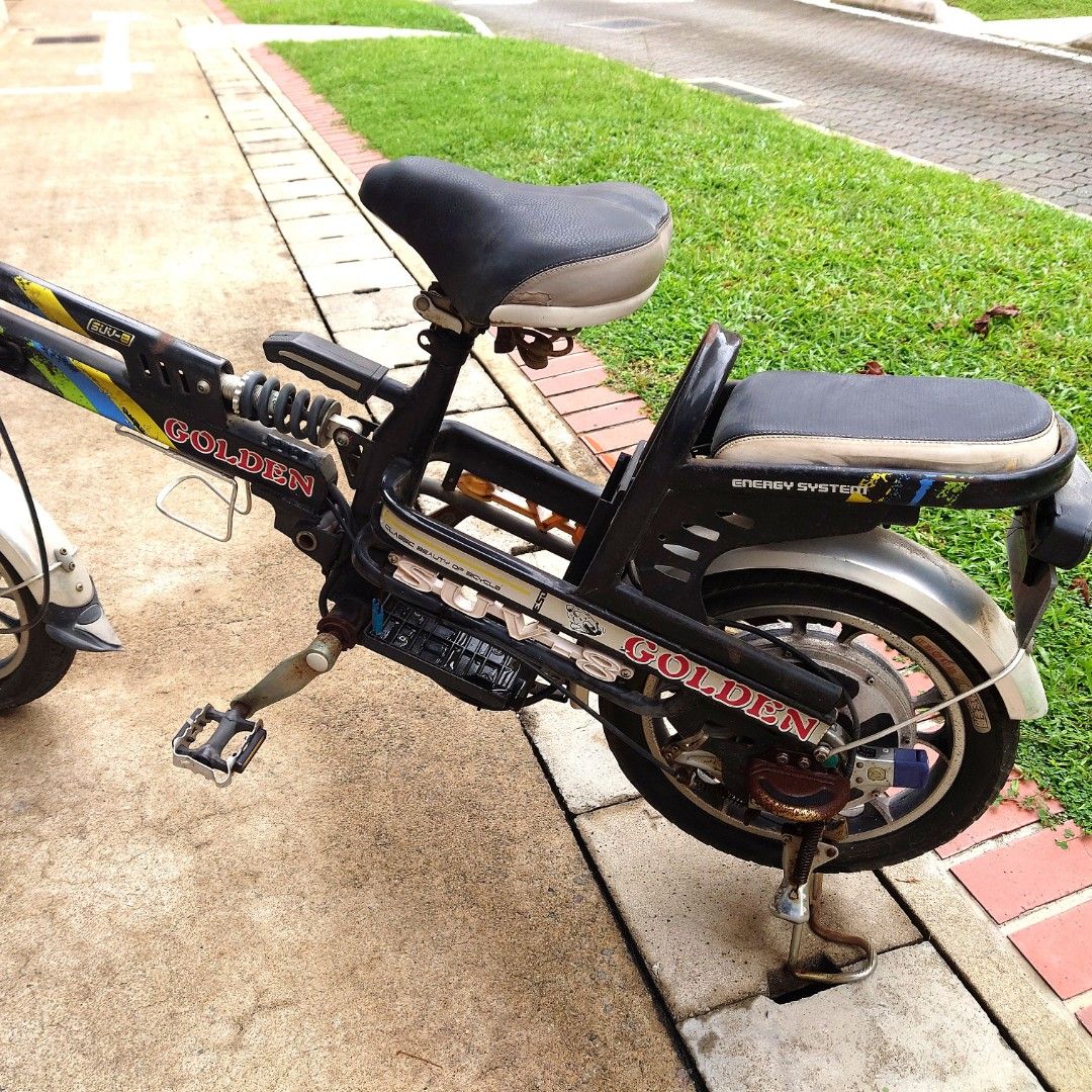 SUV-8 Blue Tag Straight Frame Setup E-Bike PAB power assisted bicycle ...