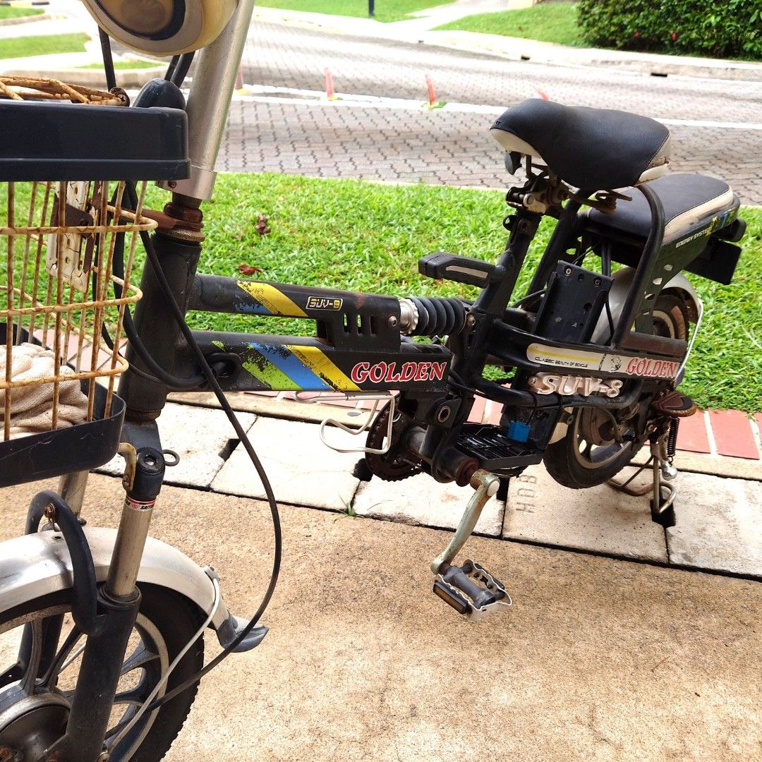 SUV-8 Blue Tag Straight Frame Setup E-Bike PAB power assisted bicycle ...