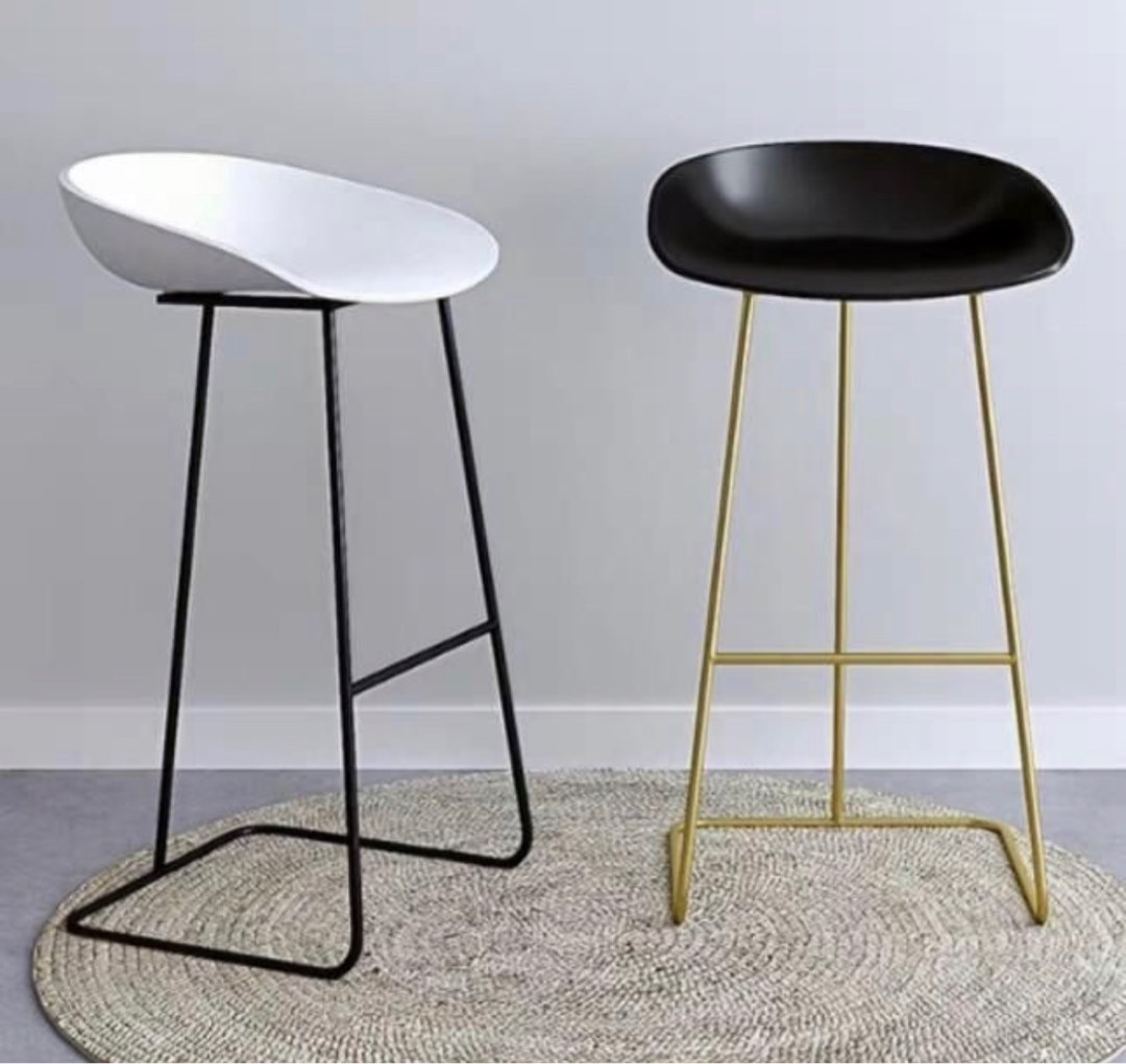 TAYLOR Minimalistic Bar Stool, Furniture & Home Living, Furniture ...