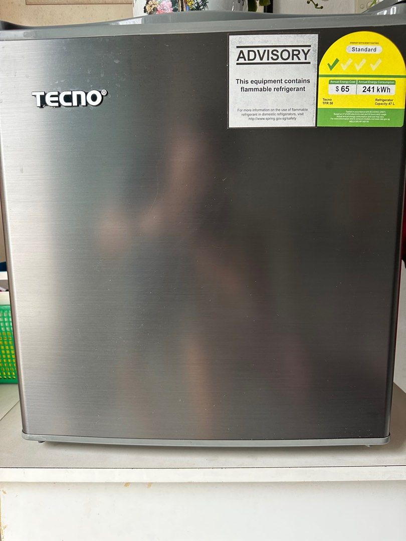 Tecno TFR50 Mini Fridge, TV & Home Appliances, Kitchen Appliances ...