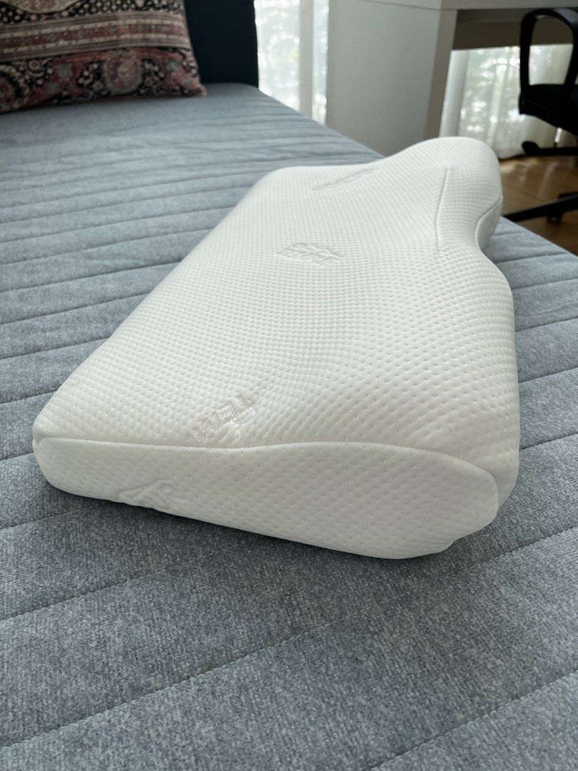 Tempur orthopedic pillow size M, Furniture & Home Living, Home Decor, Cushions & Throws on Carousell