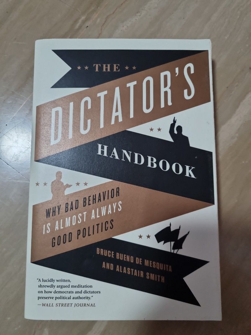 The dictator's handbook, Hobbies & Toys, Books & Magazines, Fiction ...