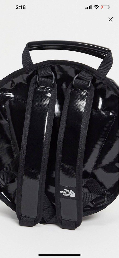 The North Face Base Camp circle bag in black, Men's Fashion, Bags ...