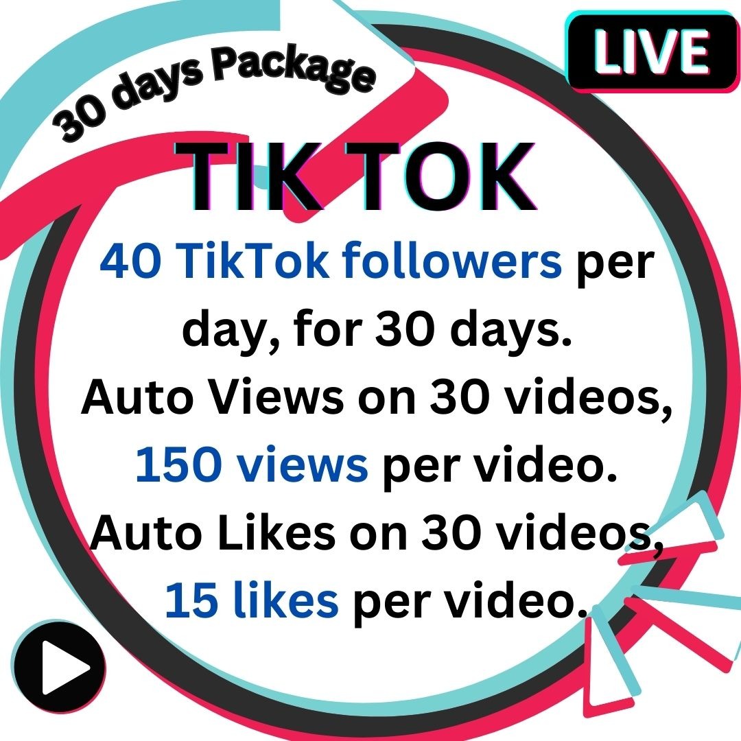 TIK TOK 30 Days Package!, TV & Home Appliances, TV & Entertainment ...