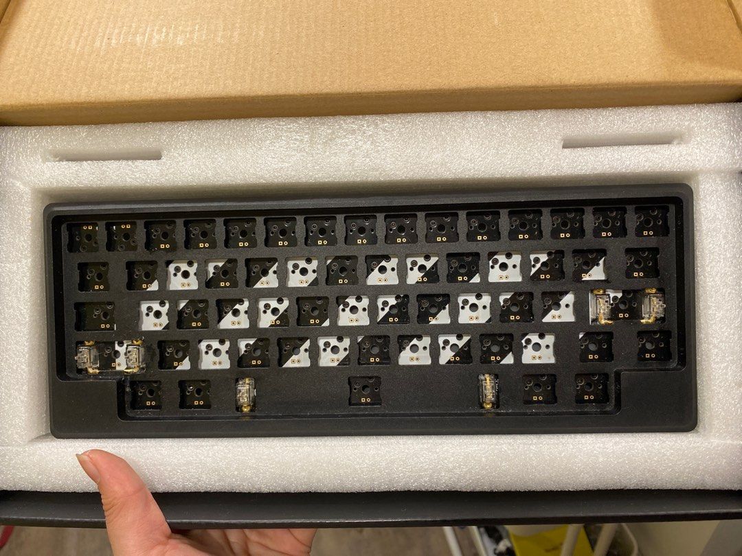 fully modded tokyo60 HHKB layout 60% hotswap custom mechanical keyboard ...