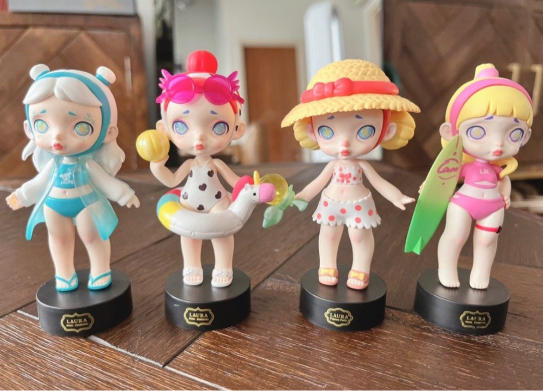 ToyCity Laura Pool Fight Series - Blue Striker, Rainbow Unicorn, Summer ...