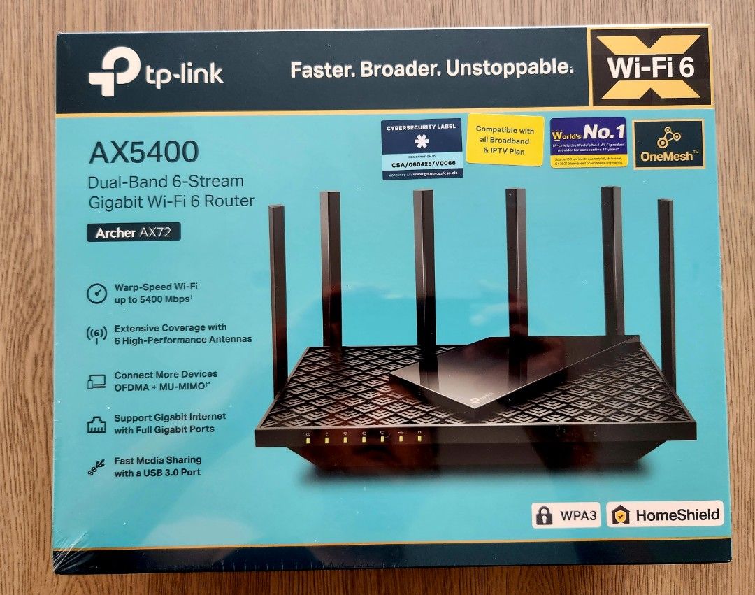 Tp-link AX5400 Router, Computers & Tech, Laptops & Notebooks on Carousell