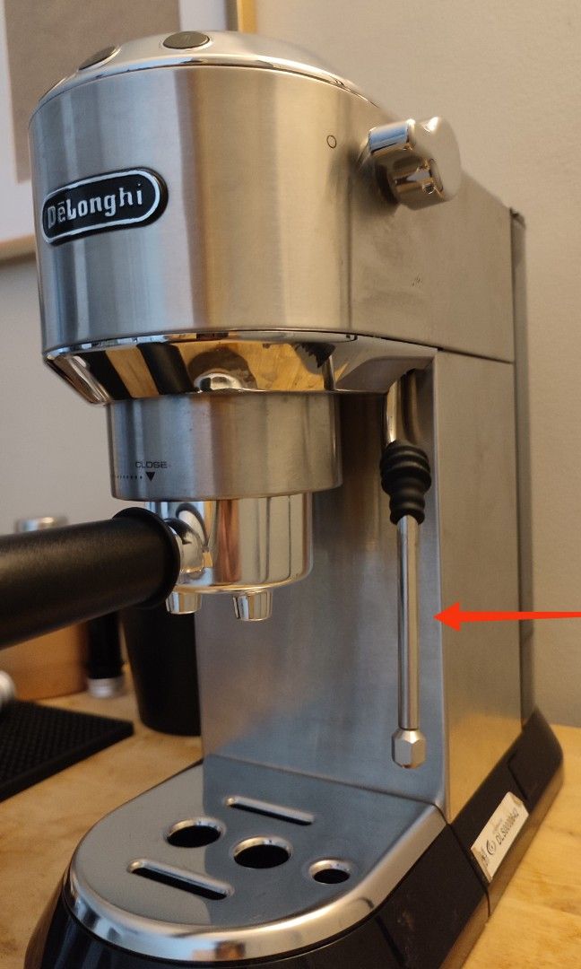 Upgrade Delonghi Dedica dengan Rancilio Silvia Steam Wand (Termasuk Pemasangan), TV & Home ...