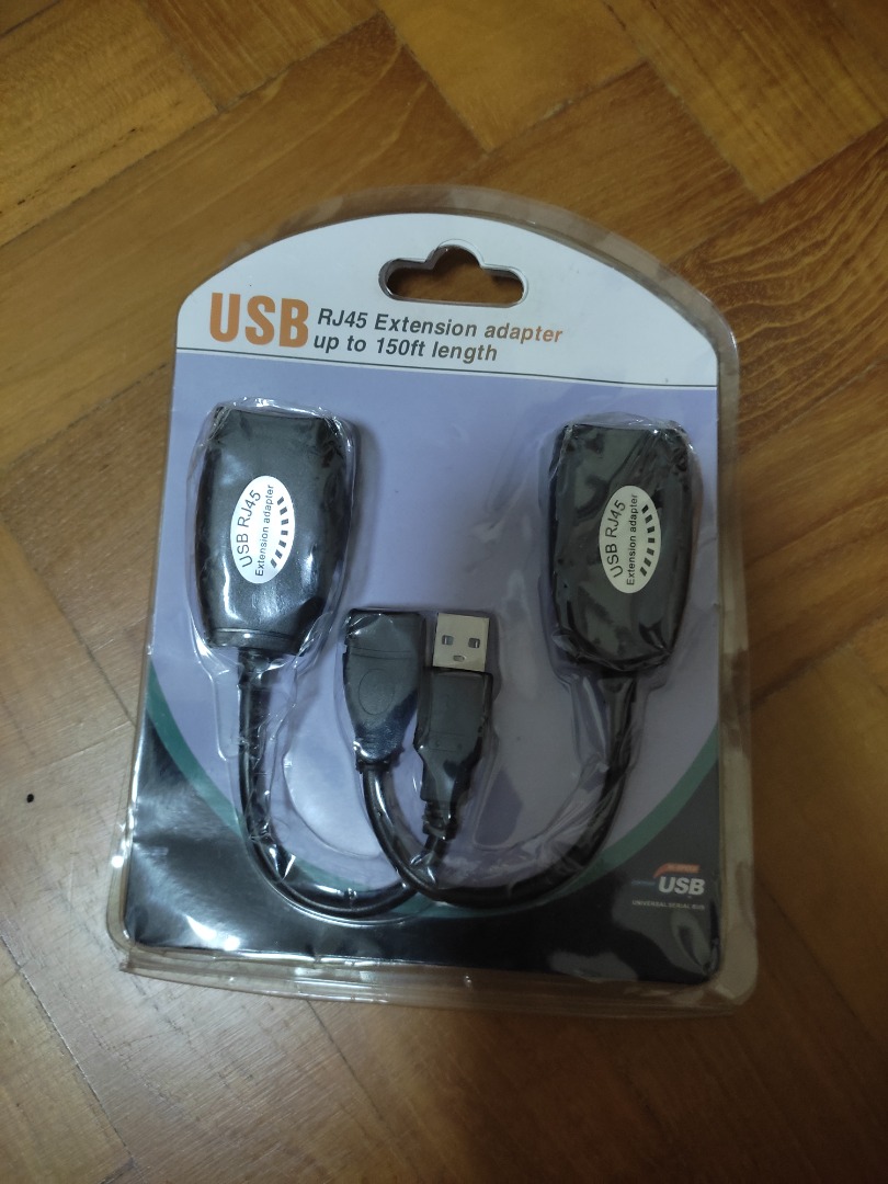 USB RJ45 Extension adapter, Computers & Tech, Parts & Accessories ...