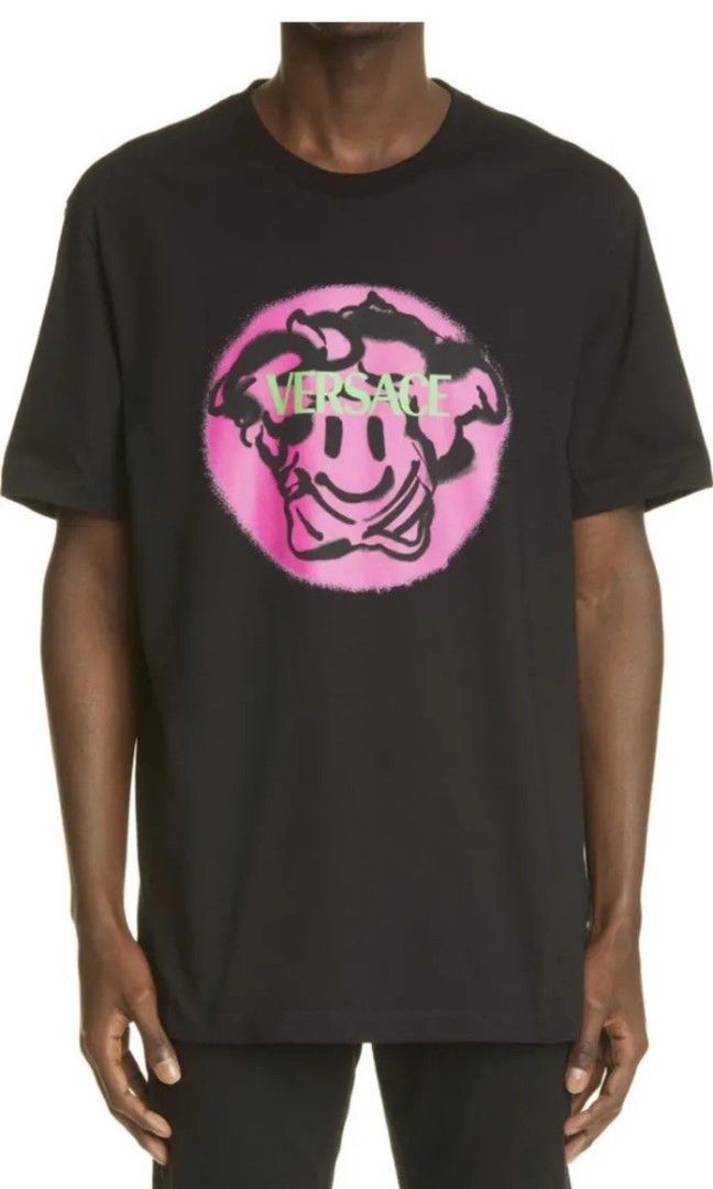 Versace medusa smiley logo on Carousell